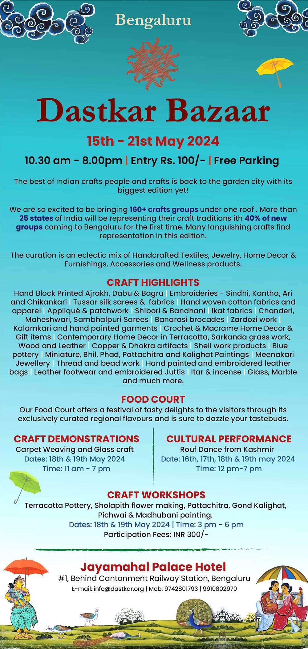 Upcoming Events – Dastkar